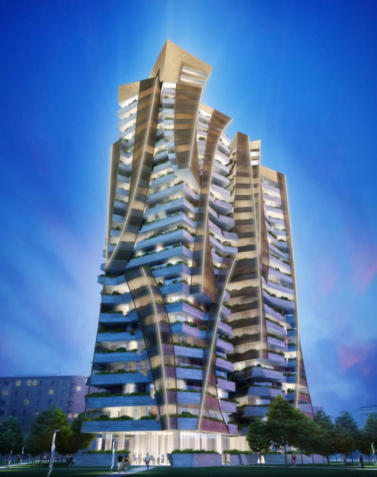 daniel libeskind: arduino tower