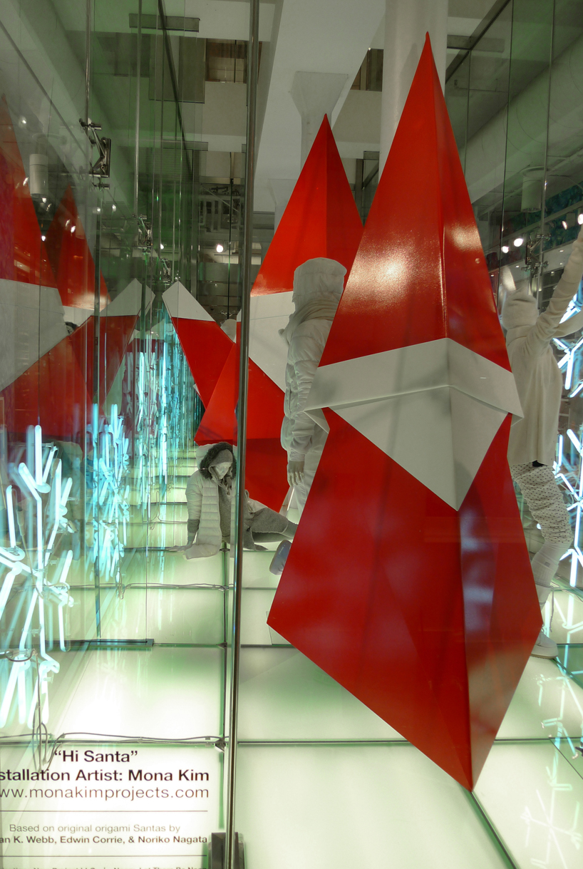 mona kim projects: uniqlo window installations