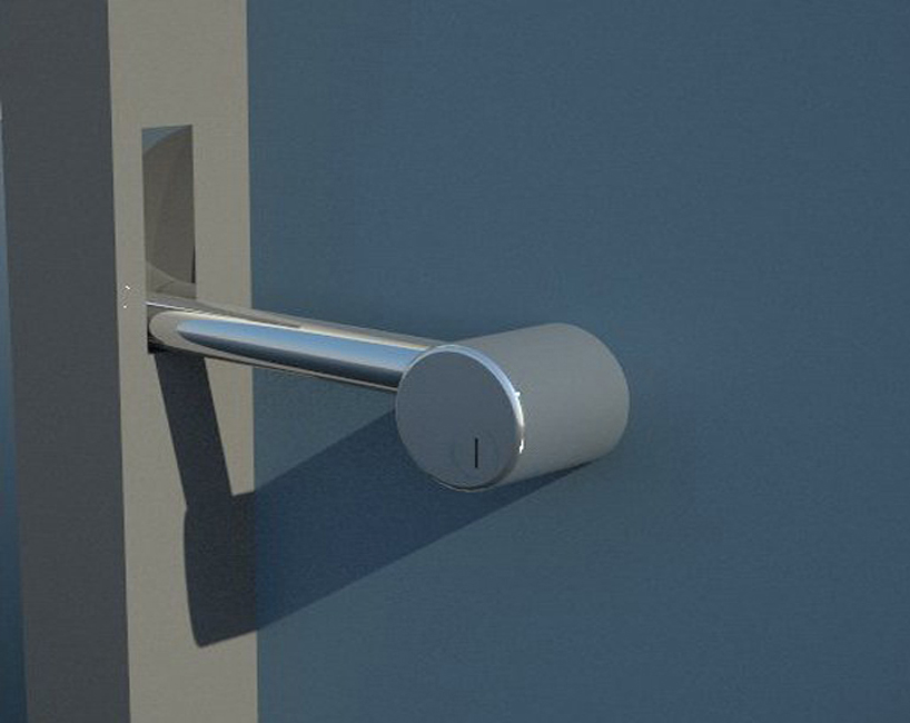 LOCK HANDLE | designboom.com