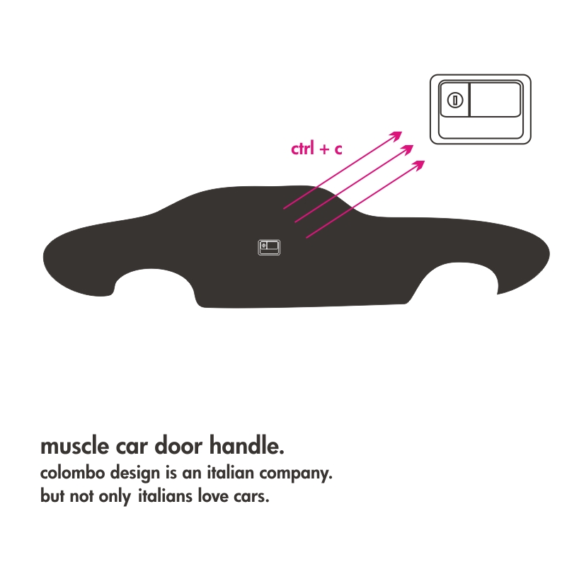 muscle handle | designboom.com