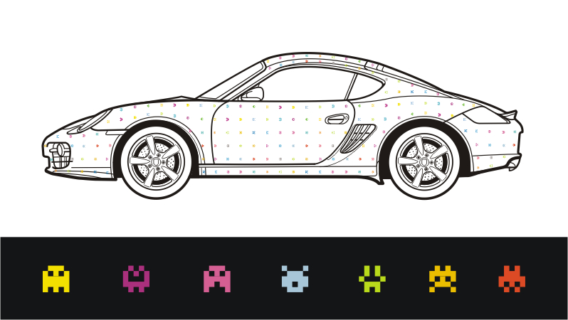 computer monsters for porsche | designboom.com