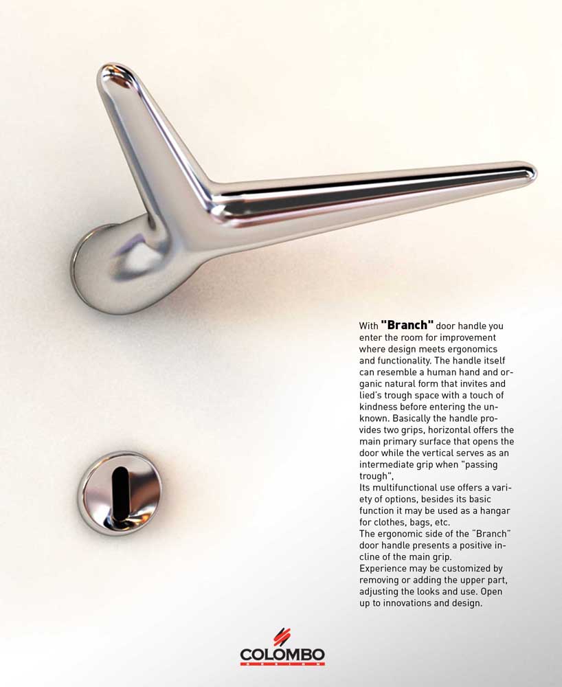 "Brench" handle | designboom.com