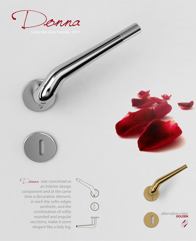 DONNA Handle door | designboom.com