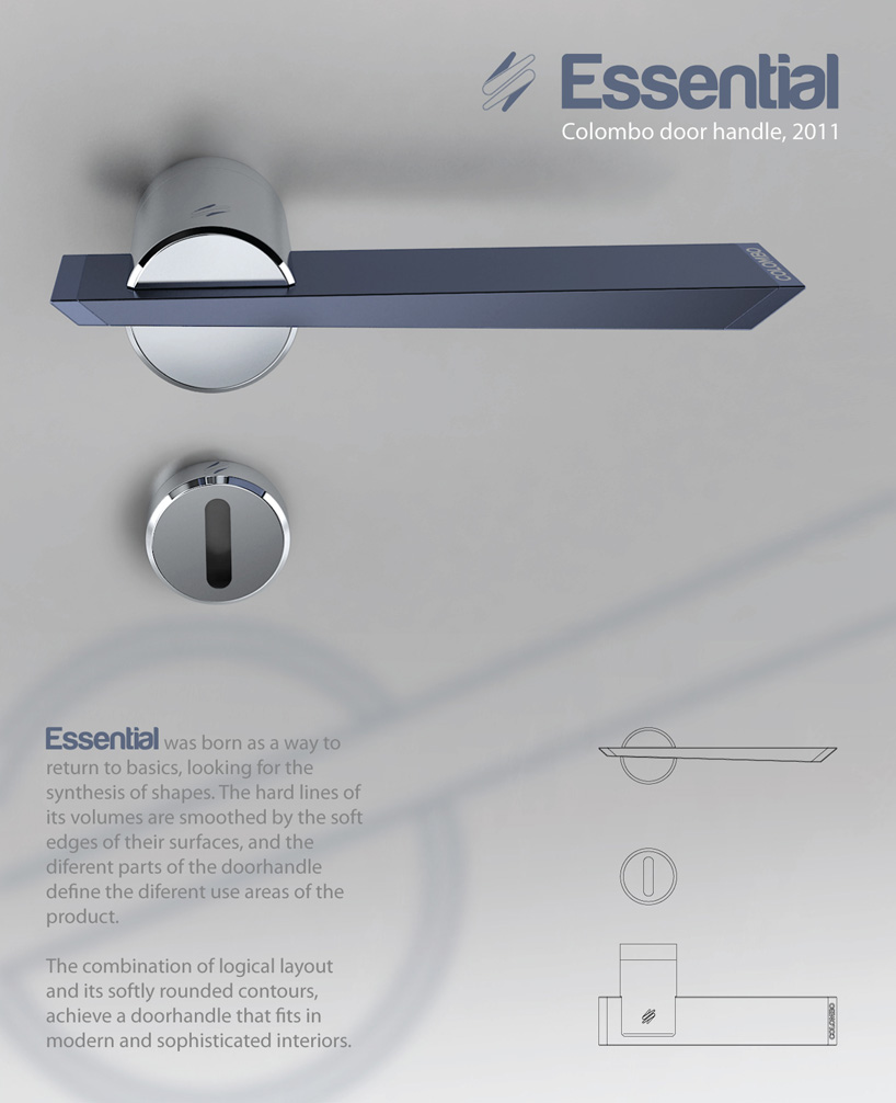 ESSENTIAL Handle door | designboom.com