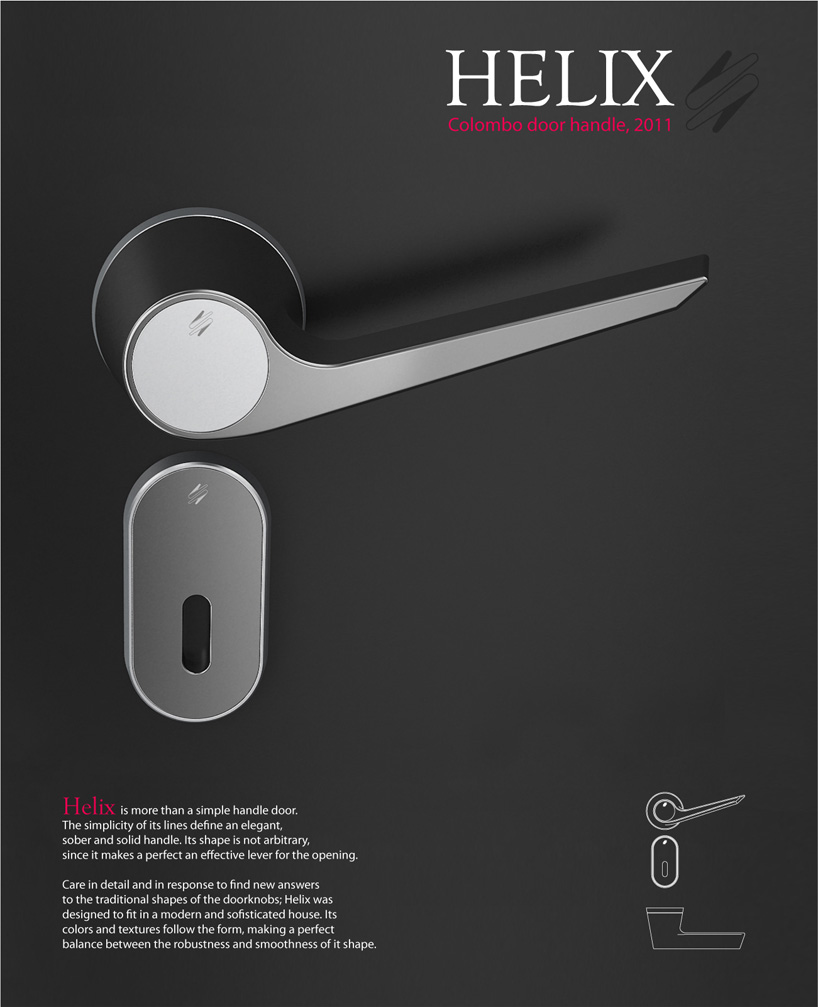 HELIX Handle door | designboom.com