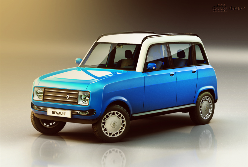 renault 4ever by florian dyck | designboom.com