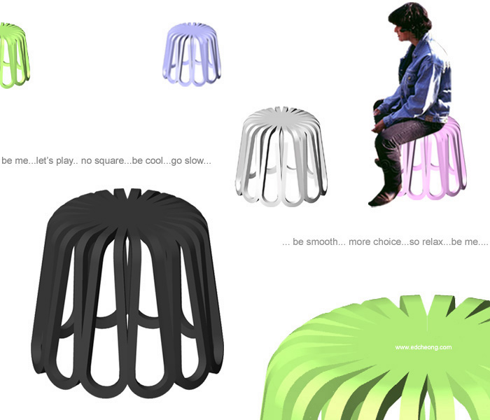 beME stool | designboom.com