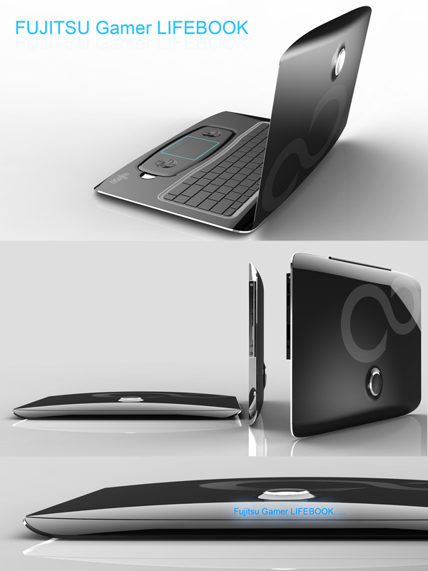 Fujitsu Gamer LIFEBOOK | designboom.com
