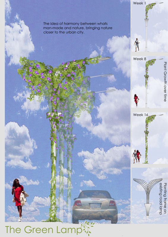 green lamp | designboom.com