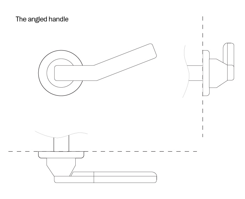 The angled handle | designboom.com