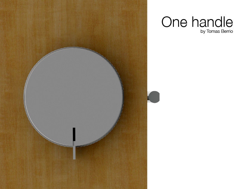 One handle by Tomas Berrio | designboom.com