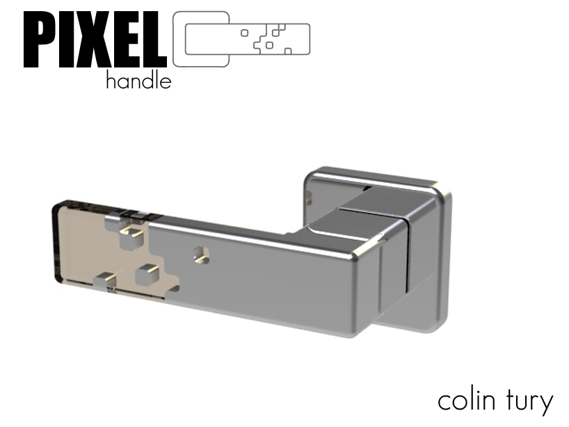 Pixel Handle by Colin Tury | designboom.com