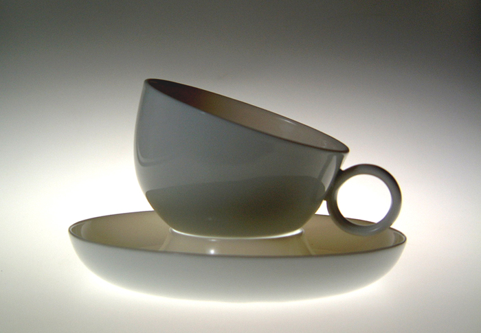planet cup & saucer | designboom.com