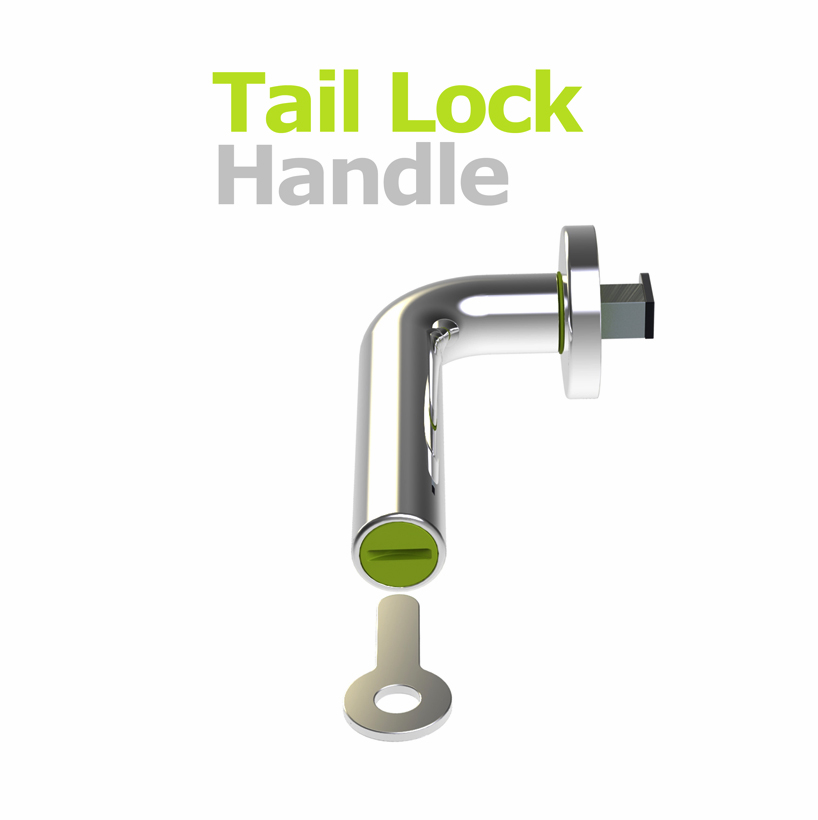 Tail Lock Handle | designboom.com