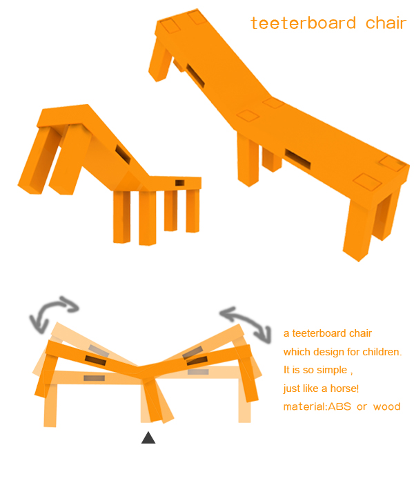 teeterboard chair | designboom.com