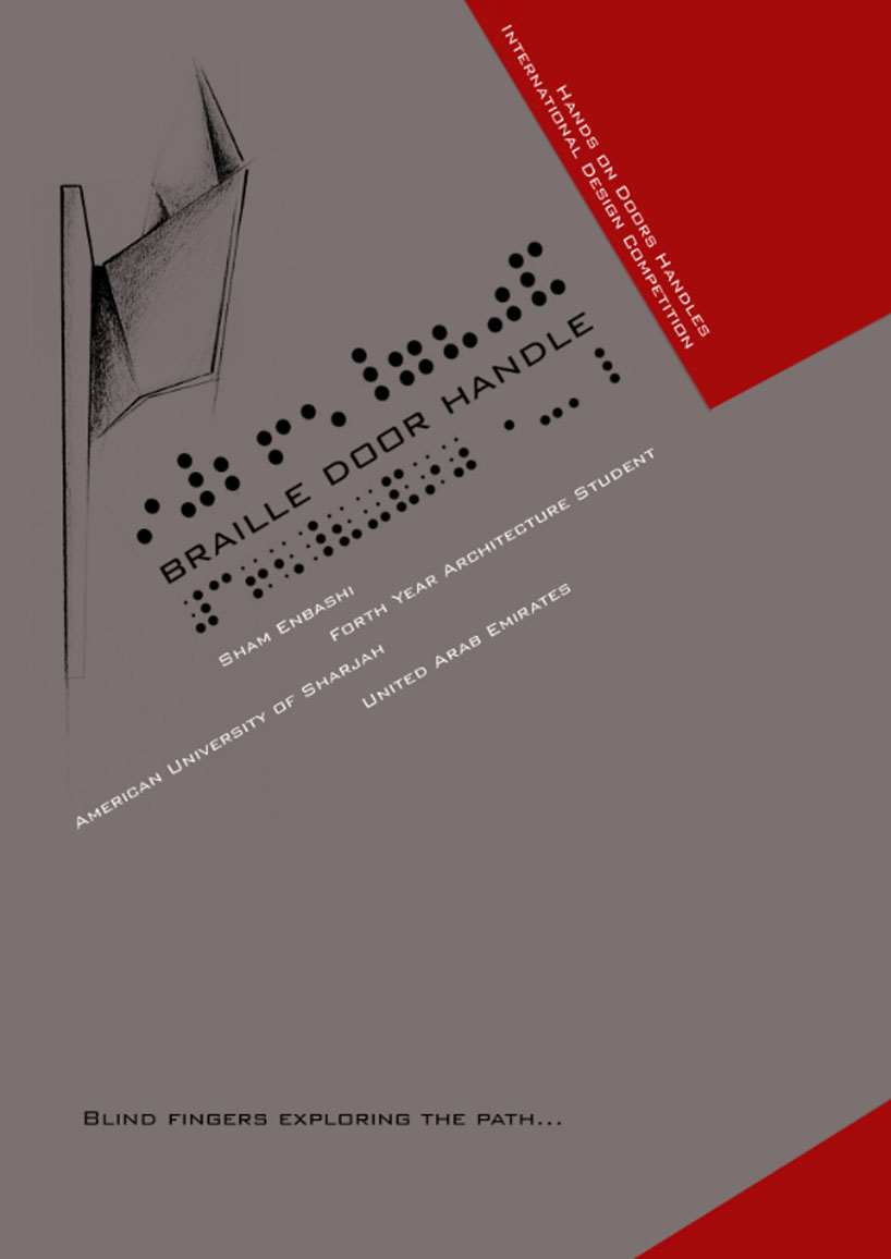 Braille Door Handle | designboom.com