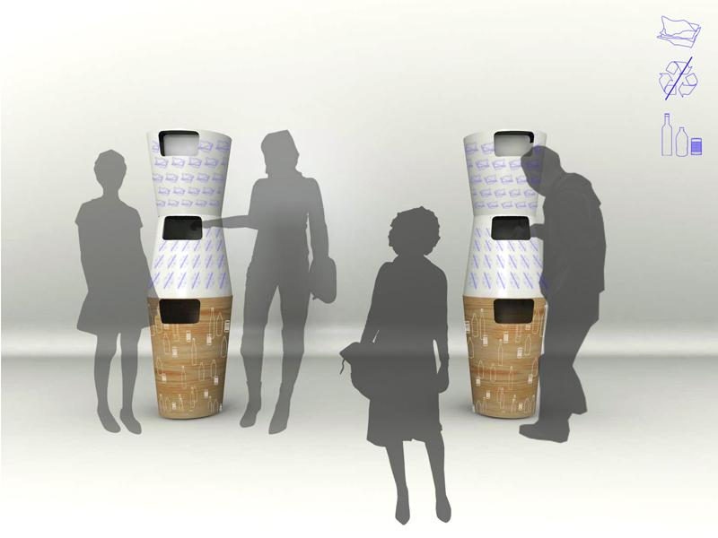 Vertical Garbage System | designboom.com