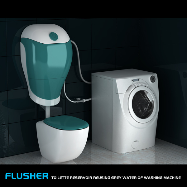 flusher | designboom.com