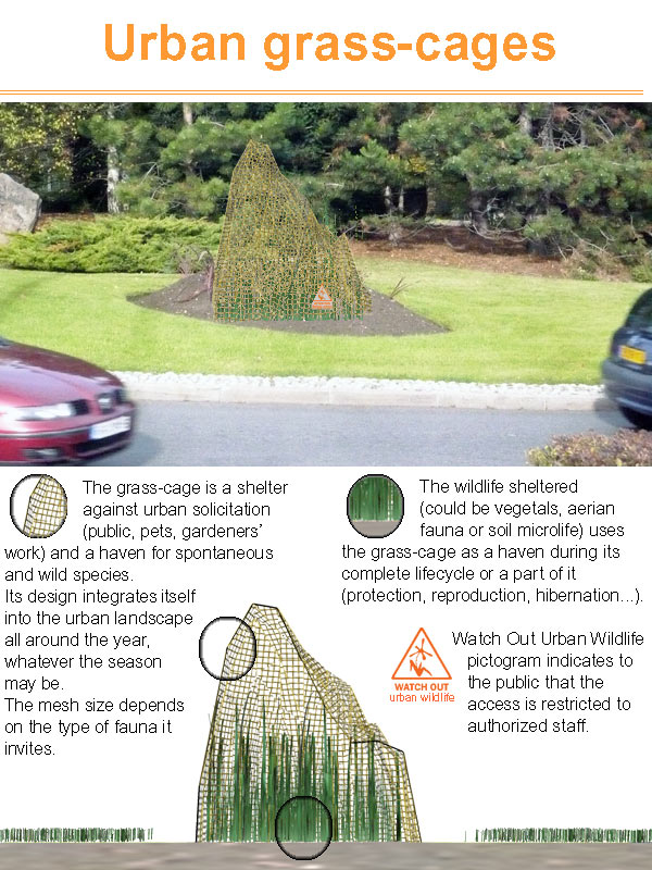 Urban Grass Cage | designboom.com