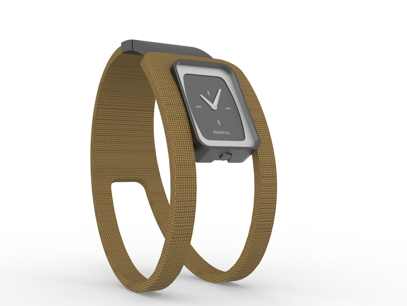 Ladies bracelet watch with split strap. | designboom.com