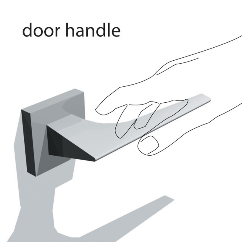 just simple door handle | designboom.com