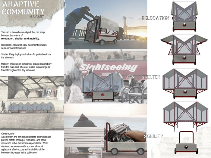 adaptive community in a cart | designboom.com