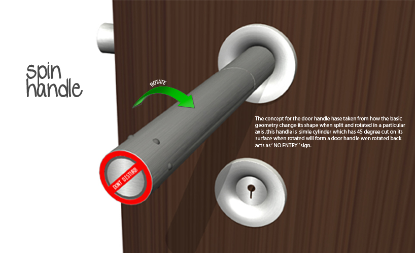 spin handle | designboom.com