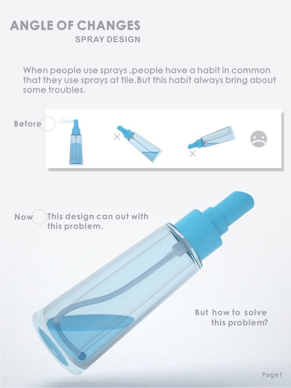 angle of changes spray design | designboom.com