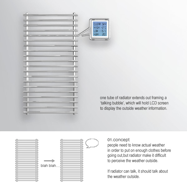 If radiator can talk...... | designboom.com
