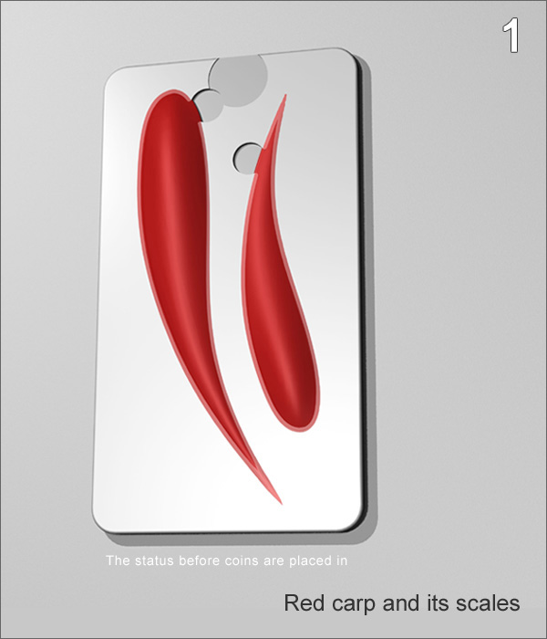 red carp and its scales | designboom.com