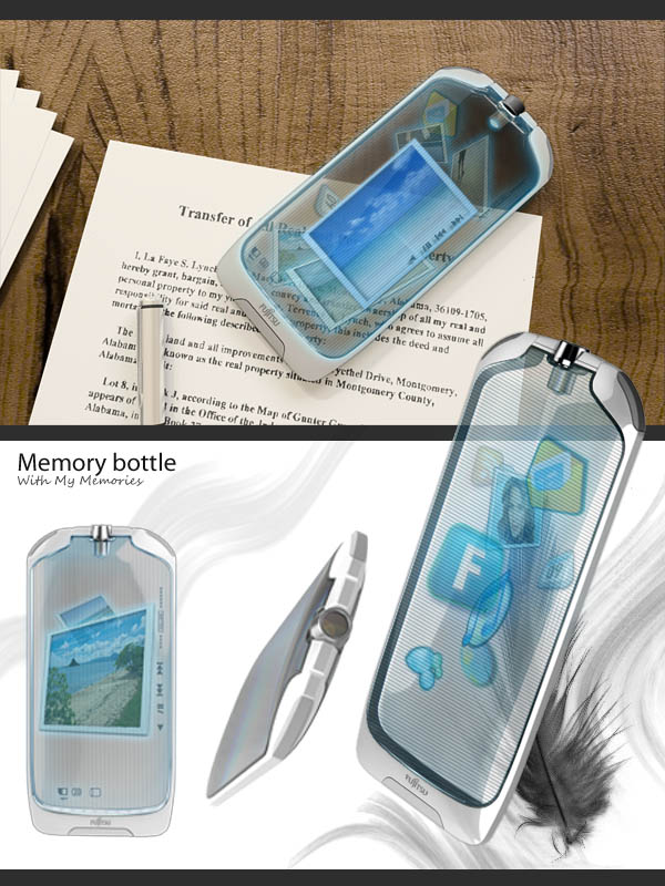 memory bottle | designboom.com