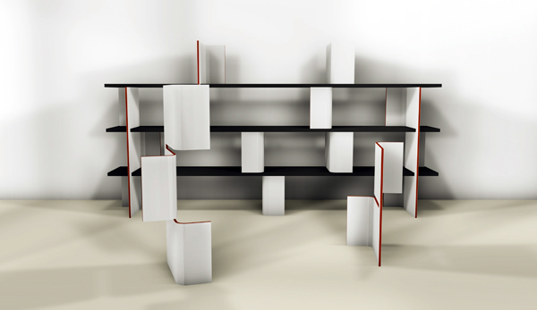 modular shelf | designboom.com