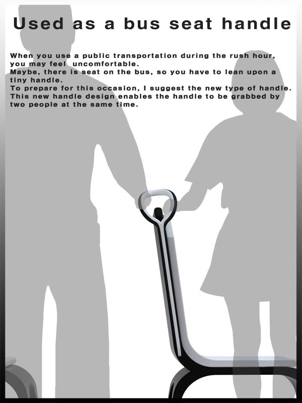 used as a bus seat handle | designboom.com