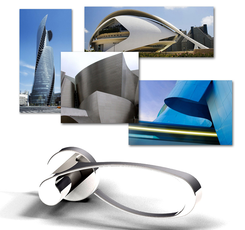 Arc handle | designboom.com