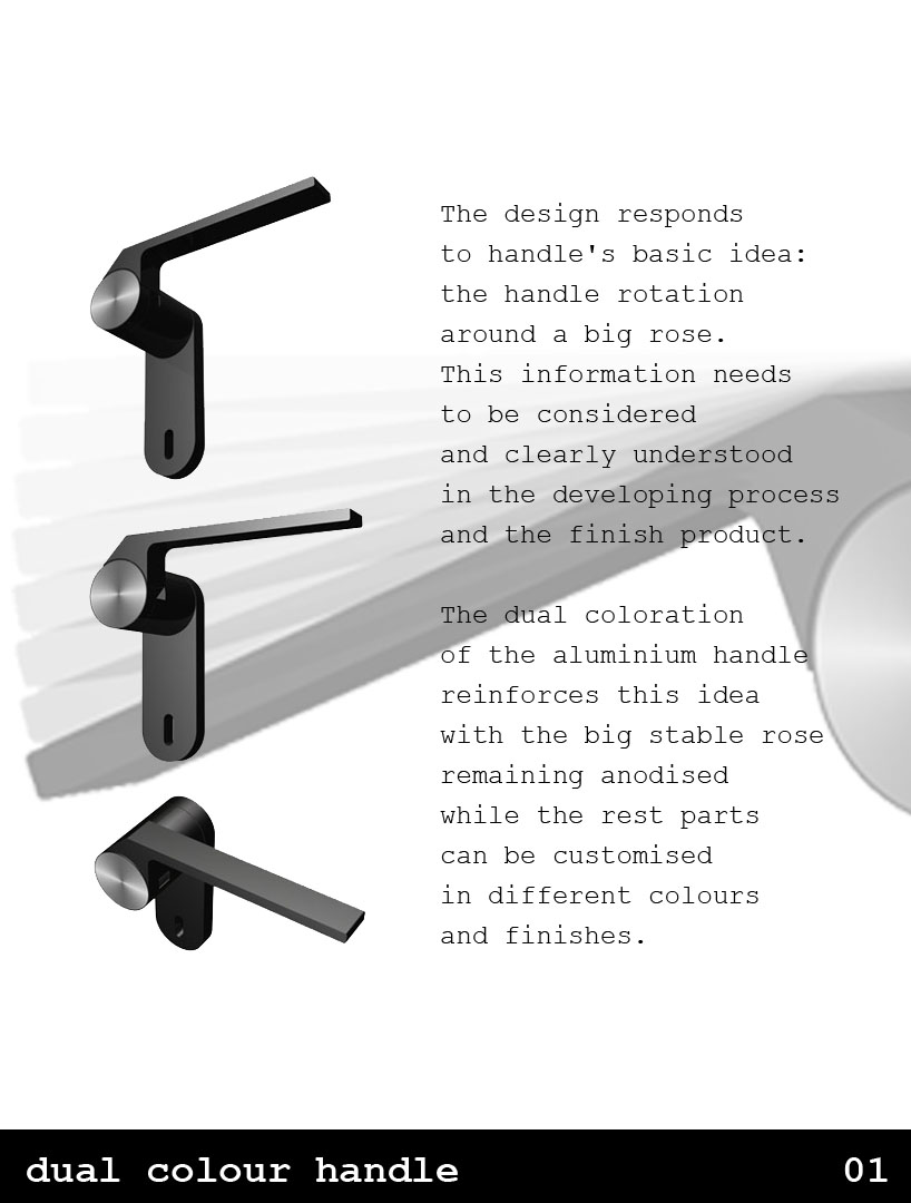 dual colour handle | designboom.com