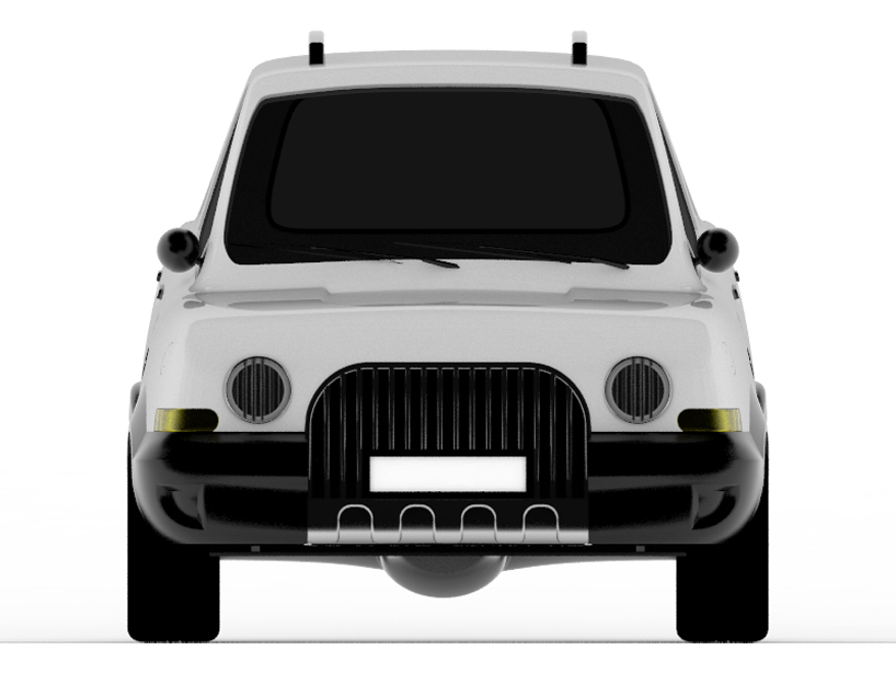 Renault 4 Redesign by Vladimir Lonzaric | designboom.com