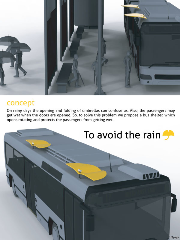 to avoid rain | designboom.com