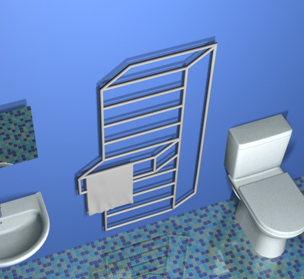 silhouette radiator | designboom.com