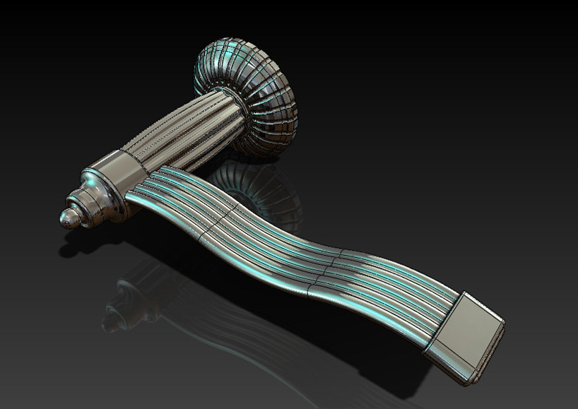 WAVY DOOR HANDLE | designboom.com