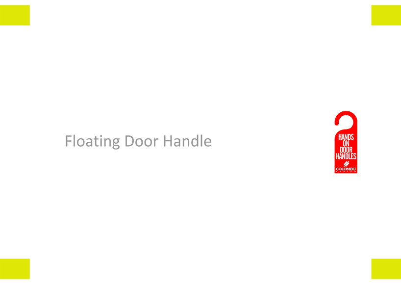 Floating Door Handle | designboom.com