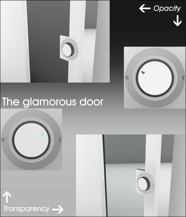 the glamorous door | designboom.com