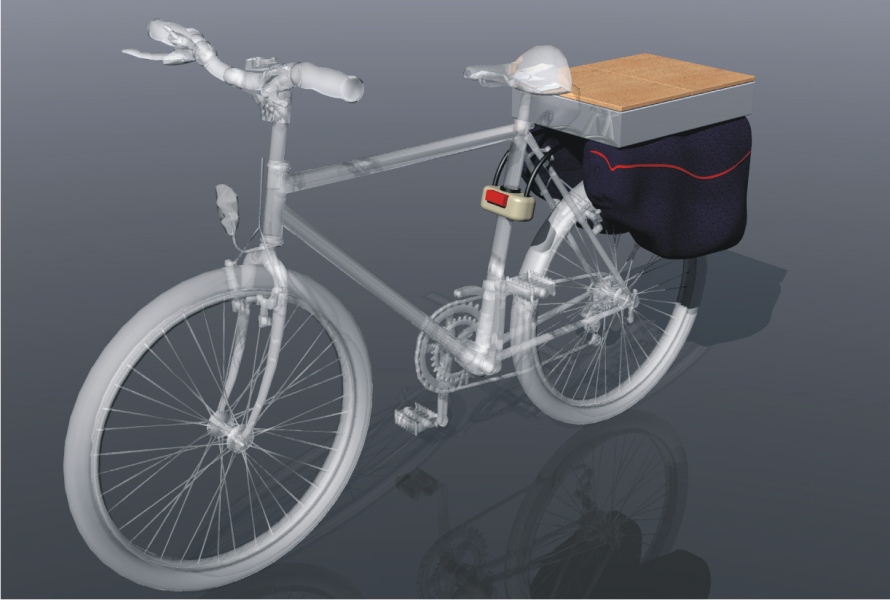 bicycle grill | designboom.com