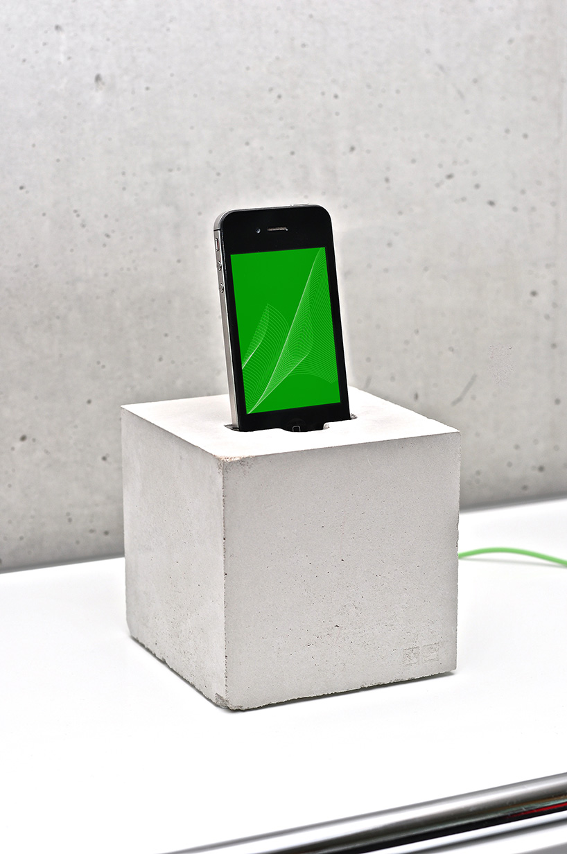 feuerwasser: iphone cube connector | designboom.com