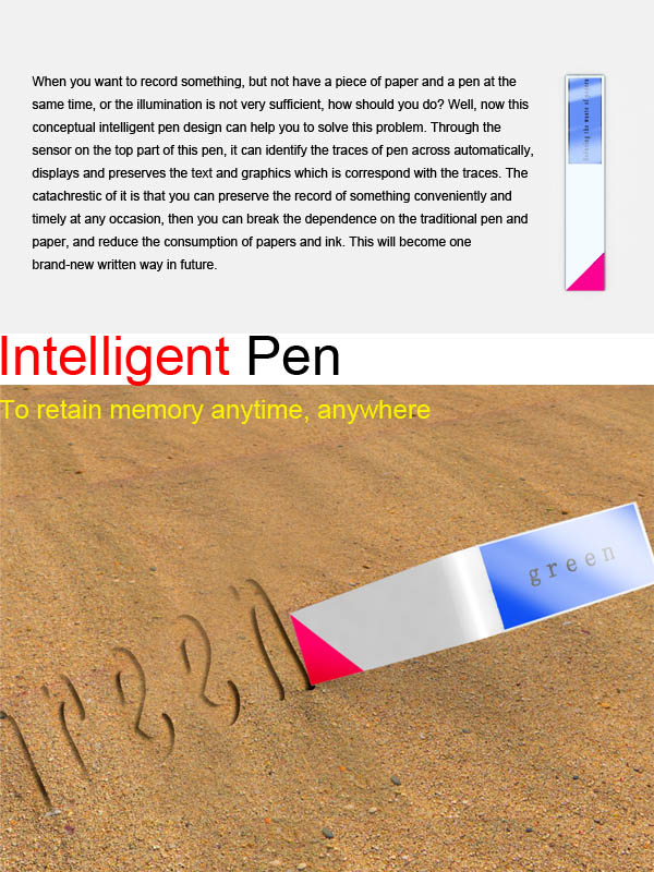 Intelligent pen | designboom.com