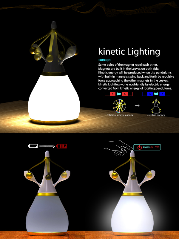 kinetic lighting | designboom.com
