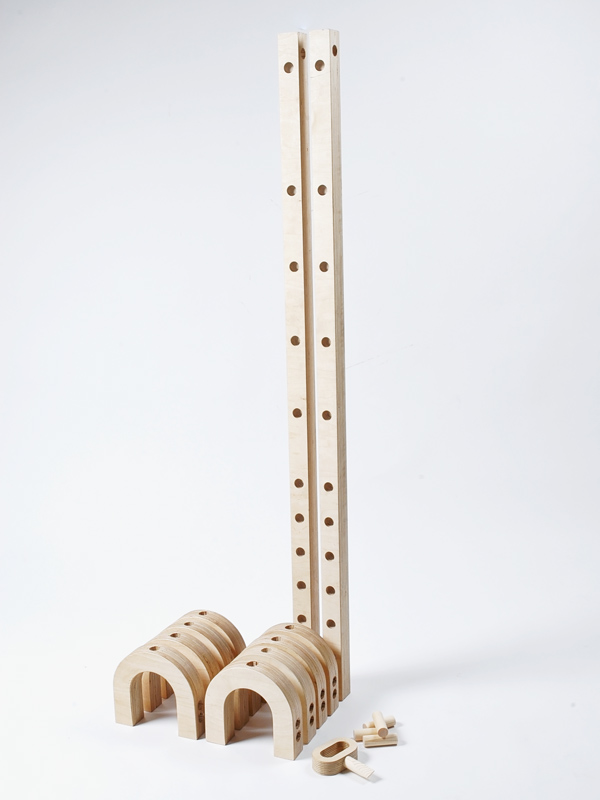 'loops' modular kids toy | designboom.com