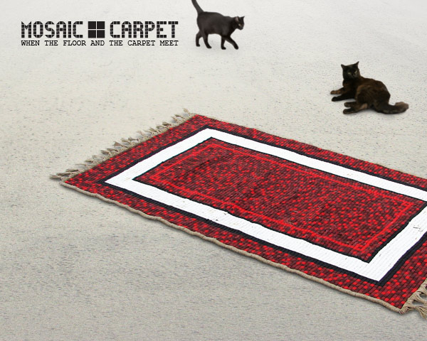 mosaic carpet | designboom.com