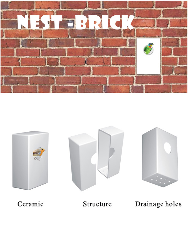nest brick | designboom.com