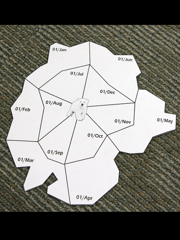 North pole Calendar | designboom.com