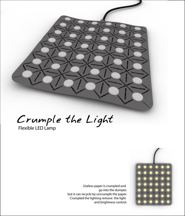 crumple the light | designboom.com
